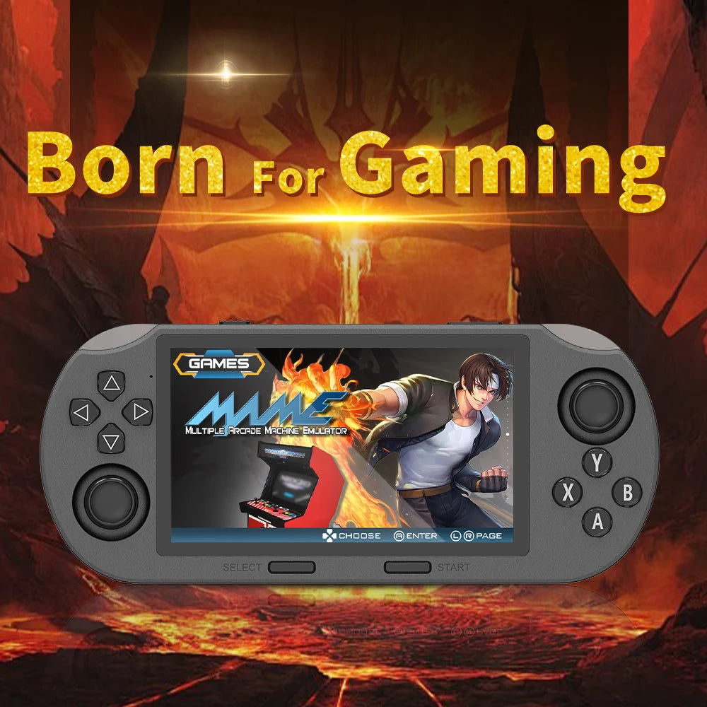 SF3000 Retro Handheld Game Console 4.5 Inch IPS Video Game Consoles Bu ...